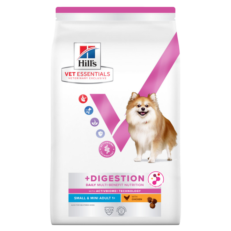 Vet Essentials Chien Multi-Benefit+Digestion Adult 1+ Small & Mini ...